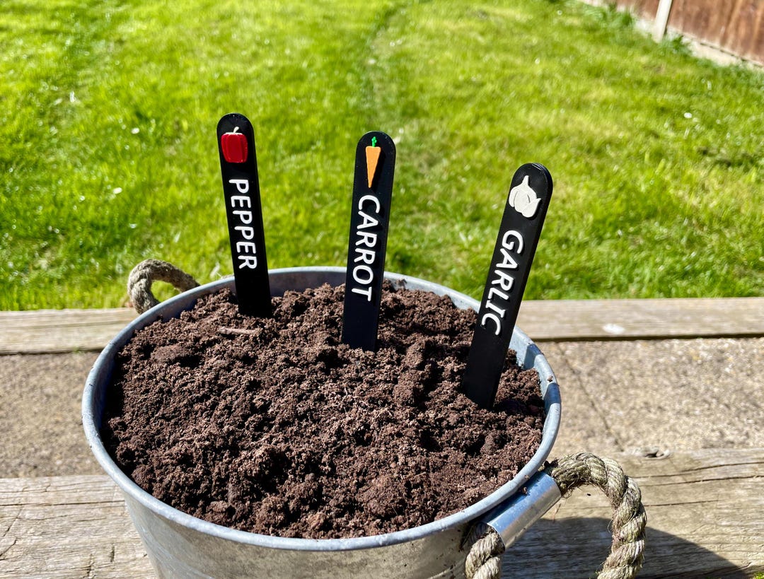 Vegetable Plant Sign Markers | Allotment Garden | Seedling Label | Gift ...