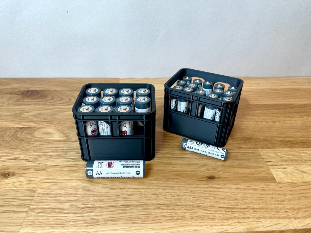 Battery Beer Crate I AA / AAA Battery | Desk Workspace Storage ...