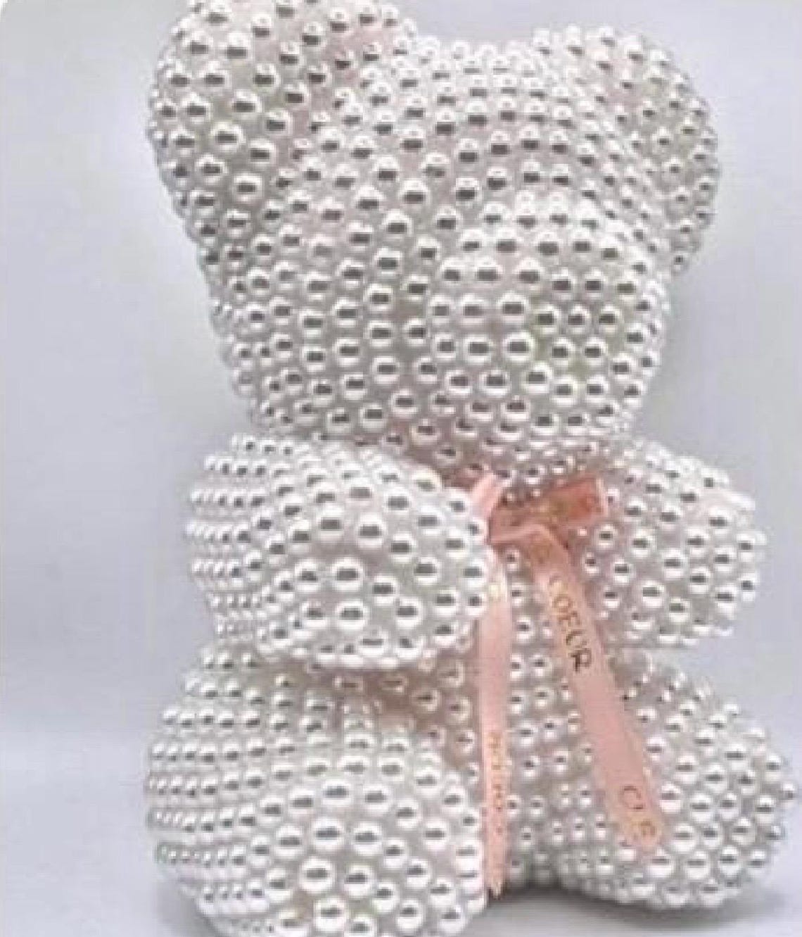 Pearl Teddy Bear - Etsy
