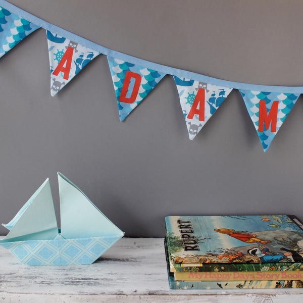 Pirate Bunting - Etsy UK