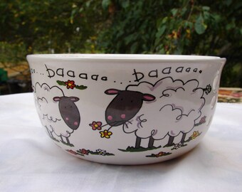 Sheep Yarn Bowl - Etsy