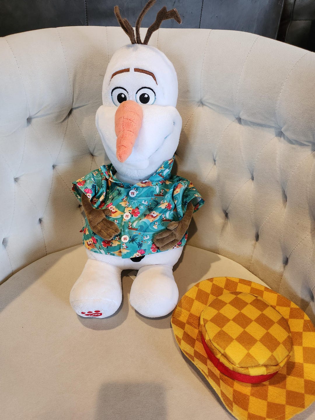Build-a-bear Olaf With Clothes and Hat - Etsy