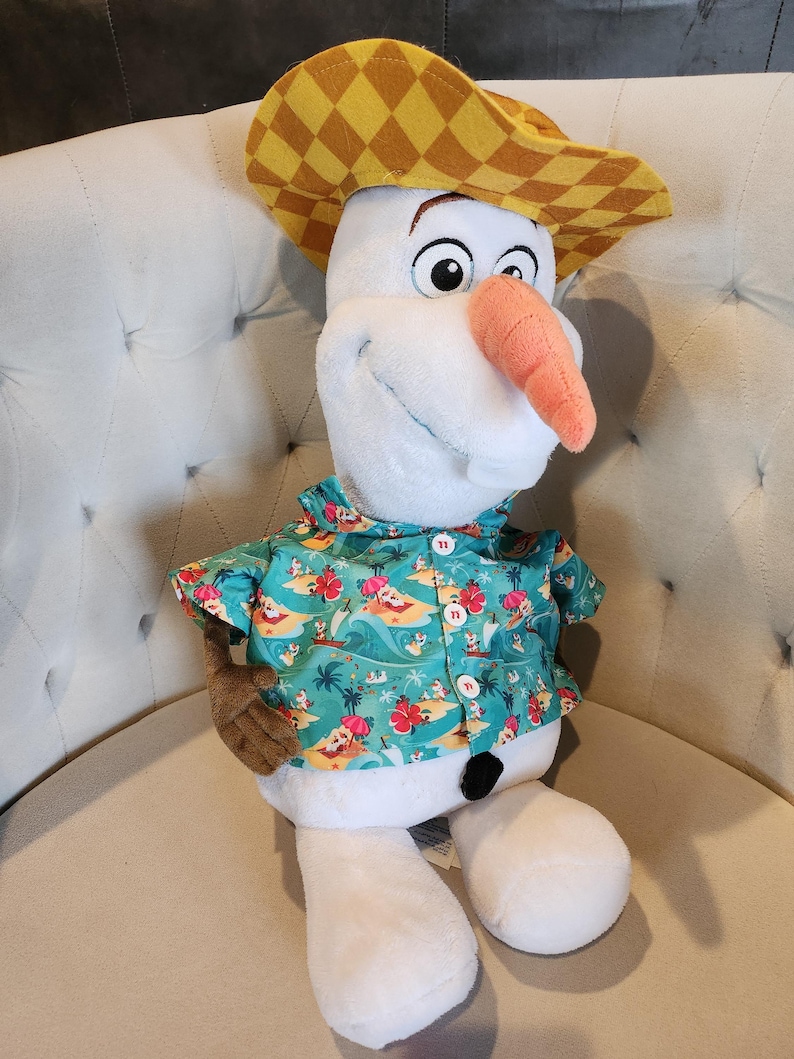 Build-a-bear Olaf With Clothes and Hat - Etsy