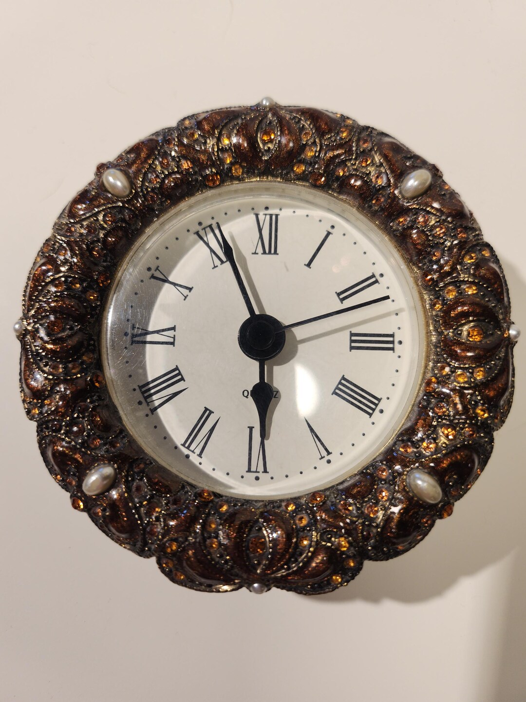 Jeweled Clock - Etsy