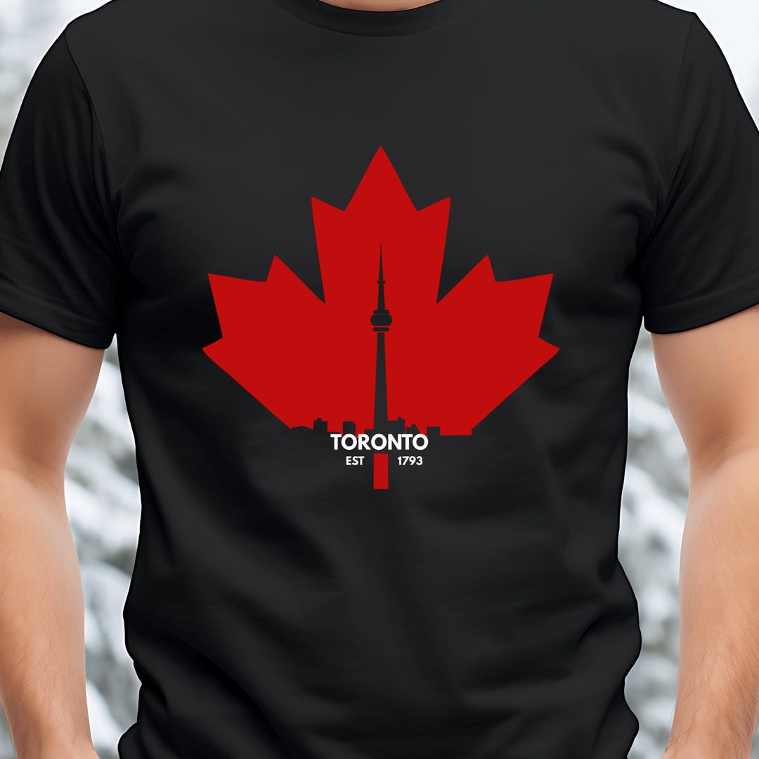 Toronto Skyline PNG | Canva Template for Toronto Canada Design ...