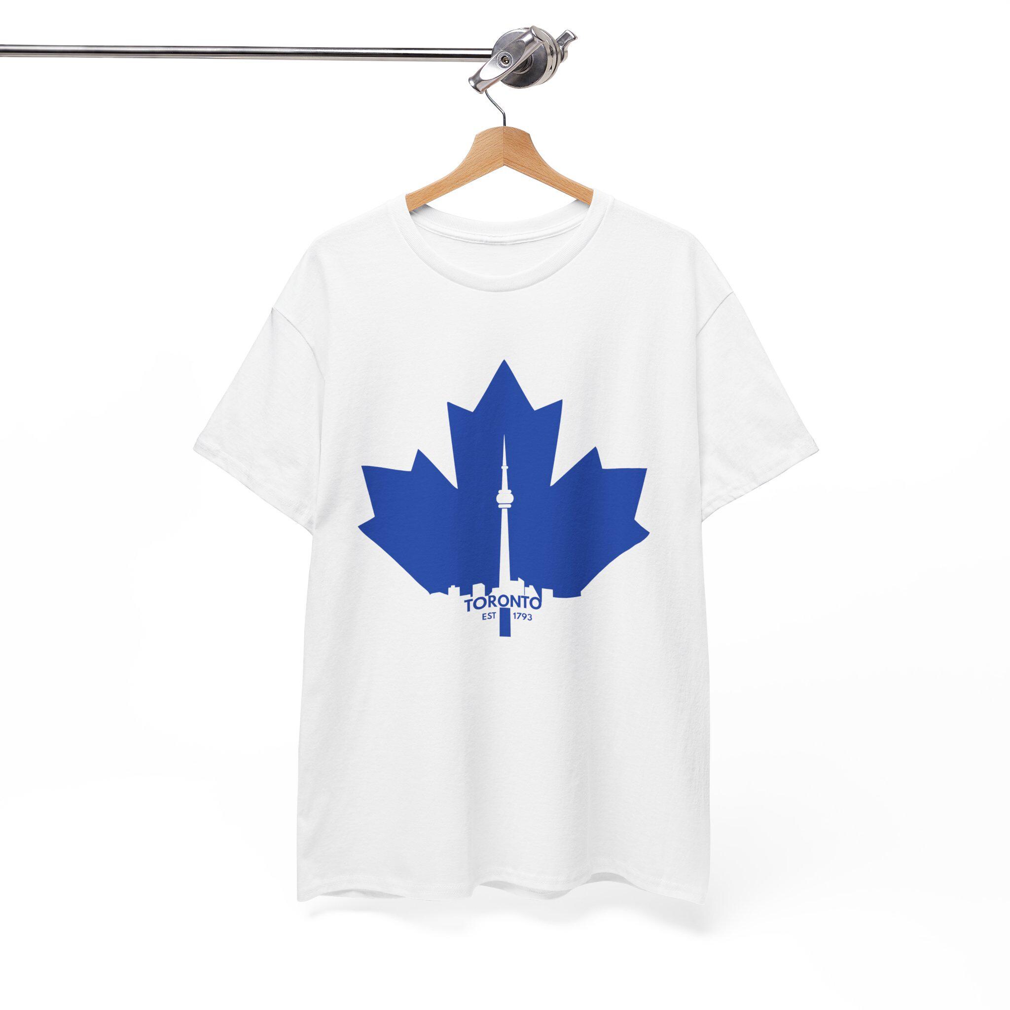 Toronto Skyline Maple Leaf T-shirt | Unisex Canada Tee for Canada Day ...