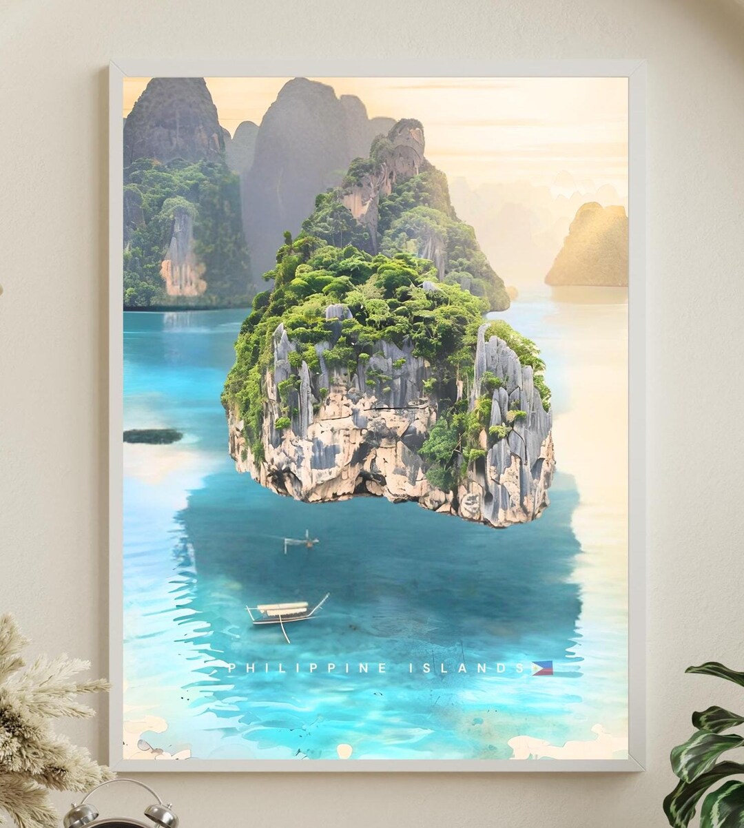 Palawan Island Print – Japandi Coastal Art (digital Download) - Etsy