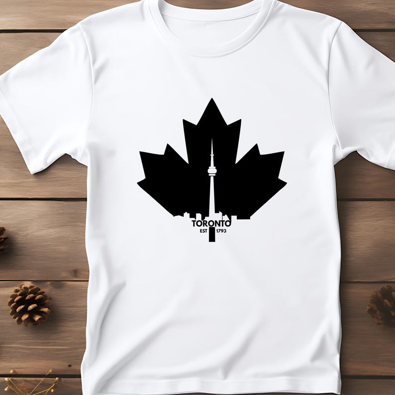 Toronto Skyline PNG | Canva Template for Toronto Canada Design ...