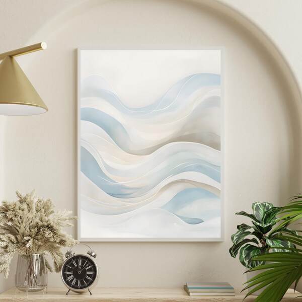 Abstract Wave Art - Etsy