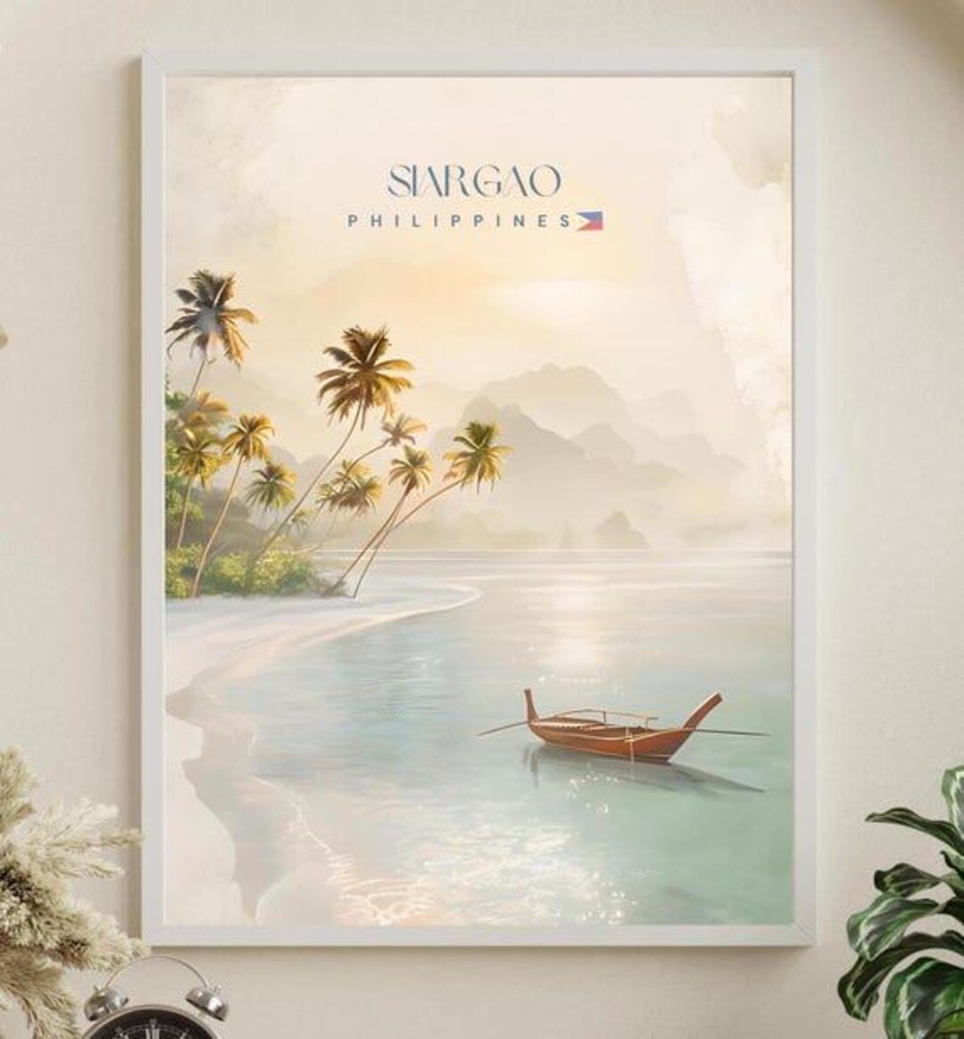 Siargao Beach Print – Japandi Style Philippine Art (digital Download ...