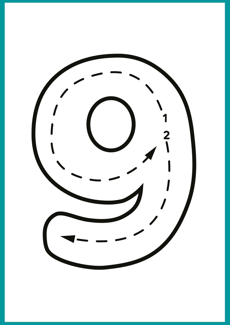 Tracing Worksheet for Kids - Etsy