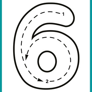 Tracing Worksheet for Kids - Etsy