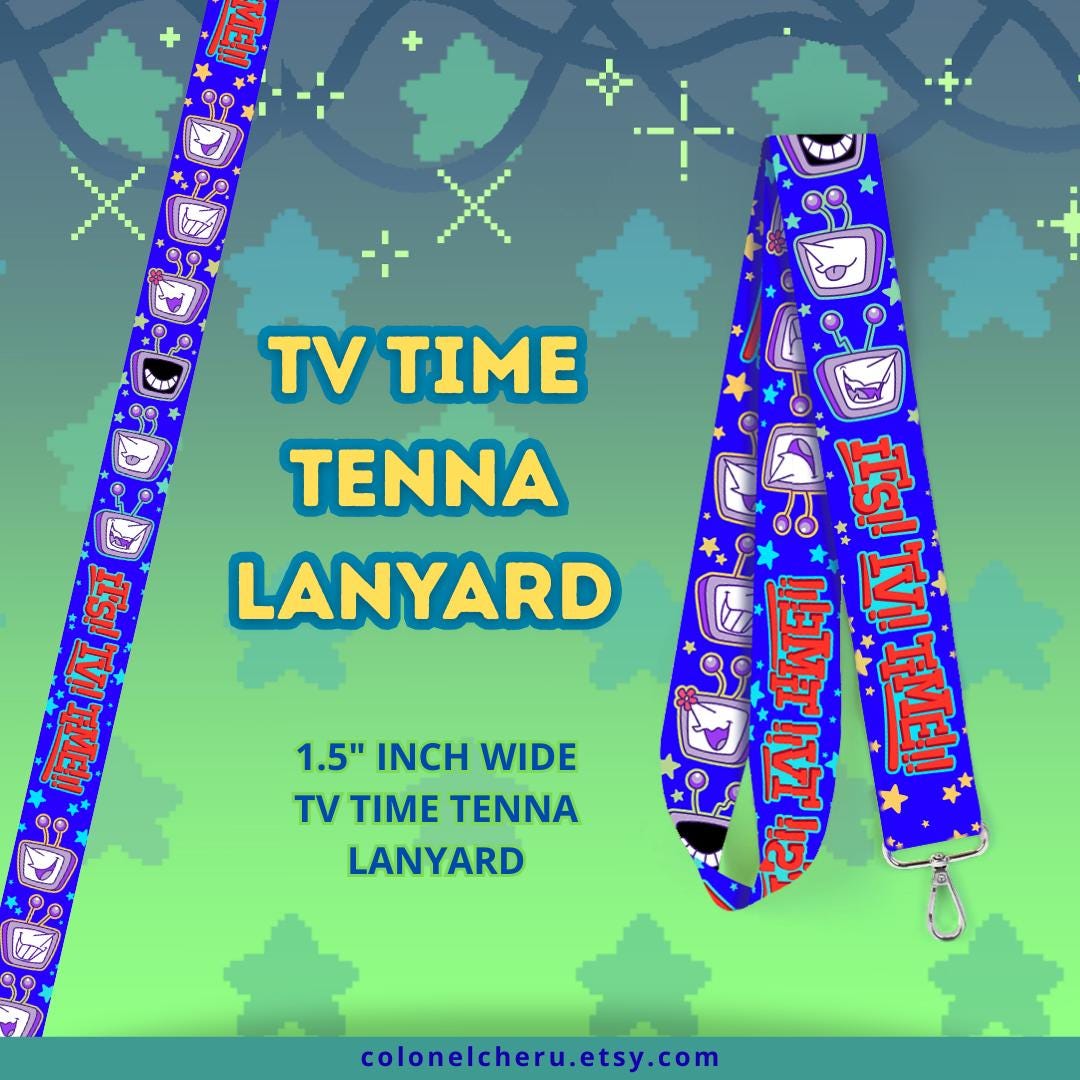 TV Time Tenna Lanyard - Etsy