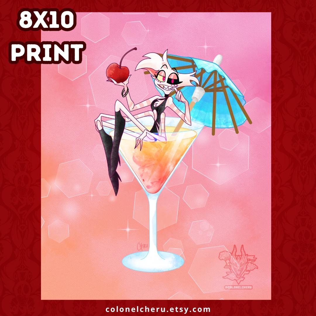 Angel Dust Cocktail | 8x10" Print Poster - Etsy