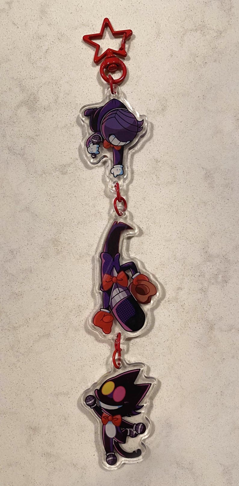 Mike Trio Connected Keychain - Battat, Pluey, Jongler - Etsy