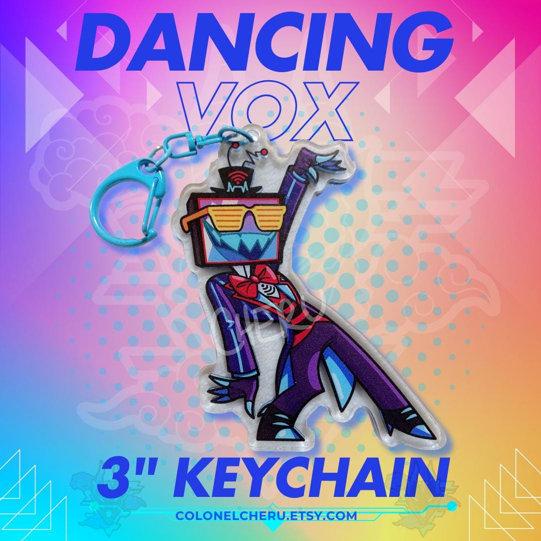 Dancing Vox 3" Keychain - Etsy