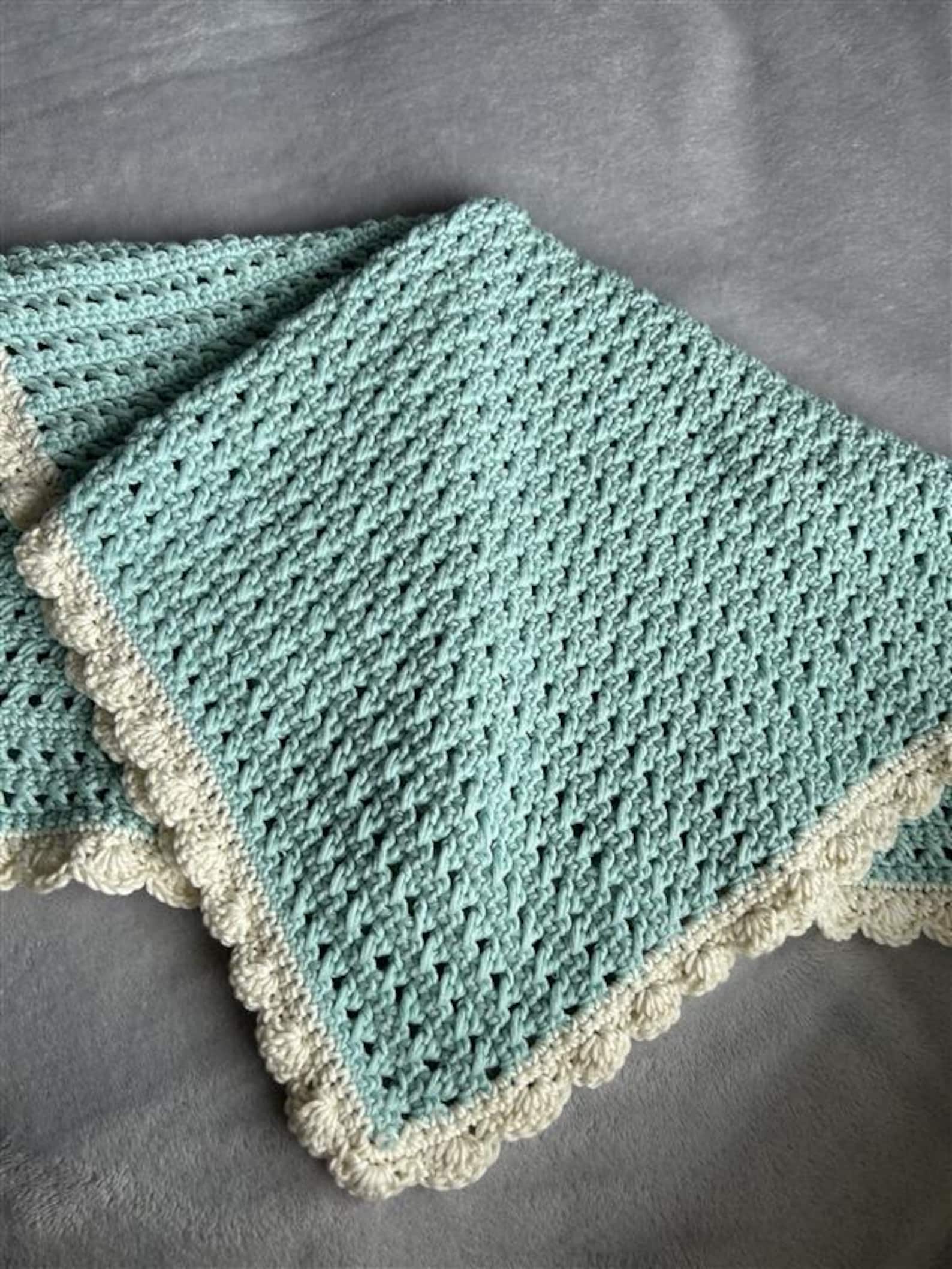 Handmade Crocheted Baby Blanket | Blessing Blanket - Etsy
