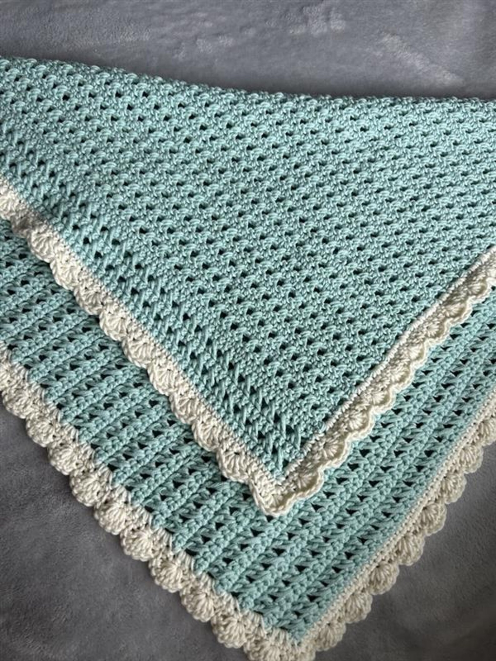 Handmade Crocheted Baby Blanket | Blessing Blanket - Etsy