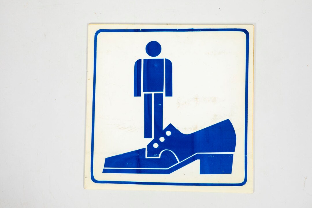 Vintage Old Plastic Sign Shoemaker Shoes Shop Man Cave 33 X 33 Cm SG - Etsy