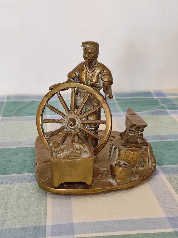 Vintage Statue Massive Bronze Russia Europe France Sculpture - Etsy