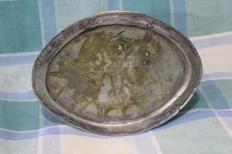 Judaica Antique Etrog Sukkot / Sugar Box Moroccan Middle East Decorated ...