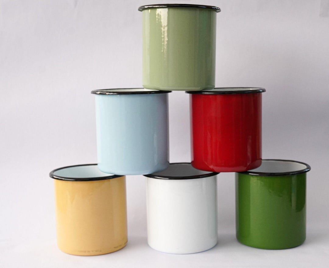 New Enameled Kitchen Storage Dining Tools Cup Box PRICE IS FOR 1! - Etsy