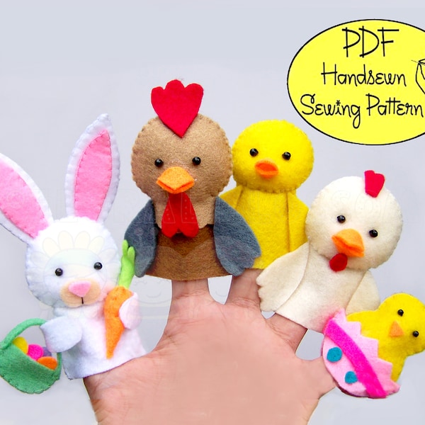 Egg Finger Puppet - Etsy