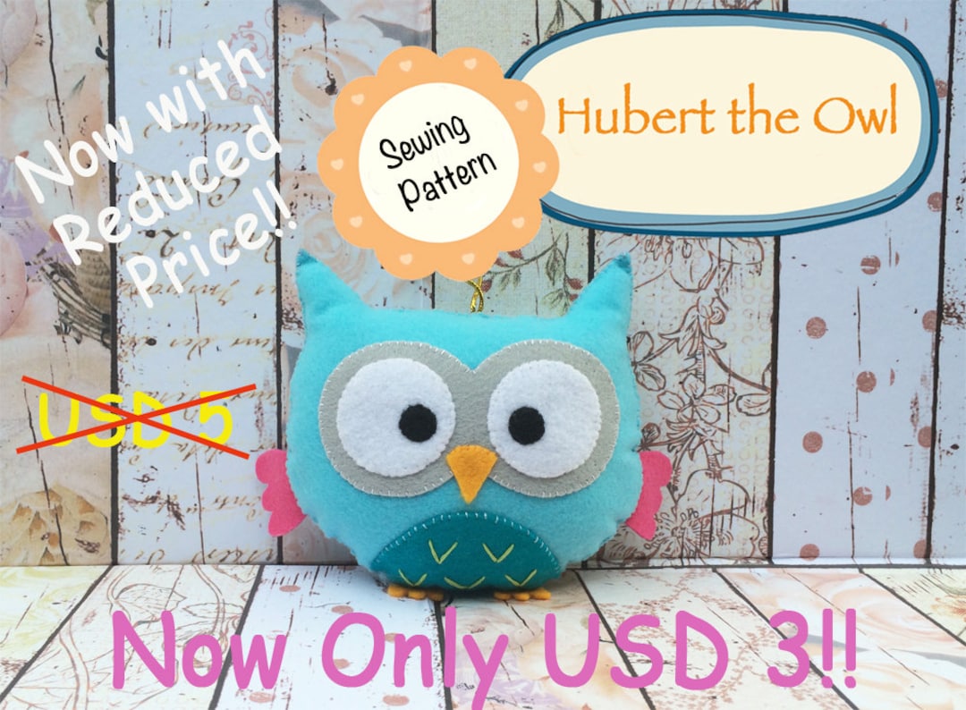 Digital Pattern: Hubert the Owl (felt Doll) - Etsy
