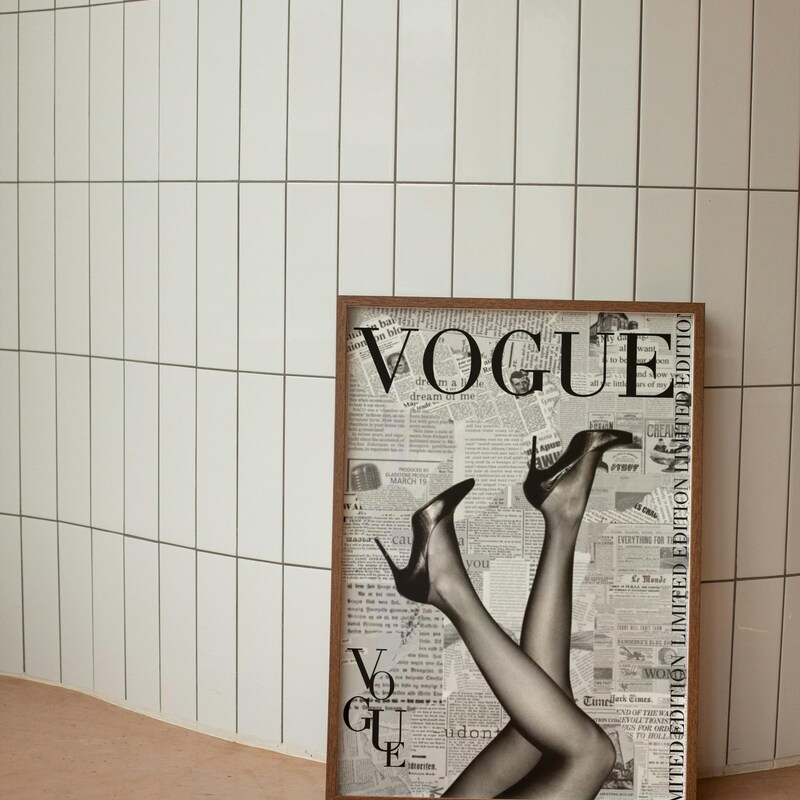 Cheetah Vogue Print - Etsy