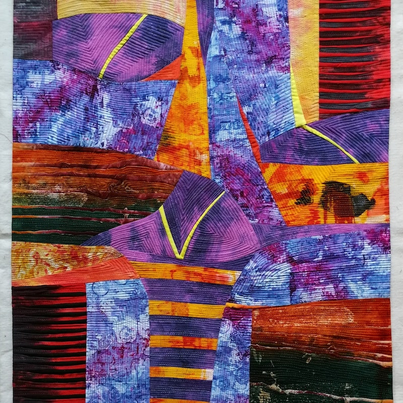 Abstract Quilt - Etsy