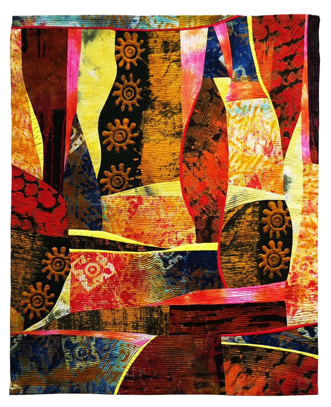 Art Quilt, Abstract Quilt, Wall Art, Textile Art, Contemporary Quilt ...