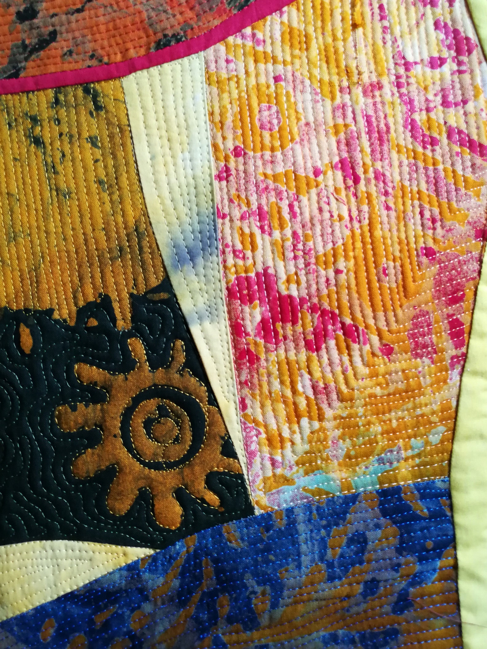 Art Quilt, Abstract Quilt, Wall Art, Textile Art, Contemporary Quilt ...