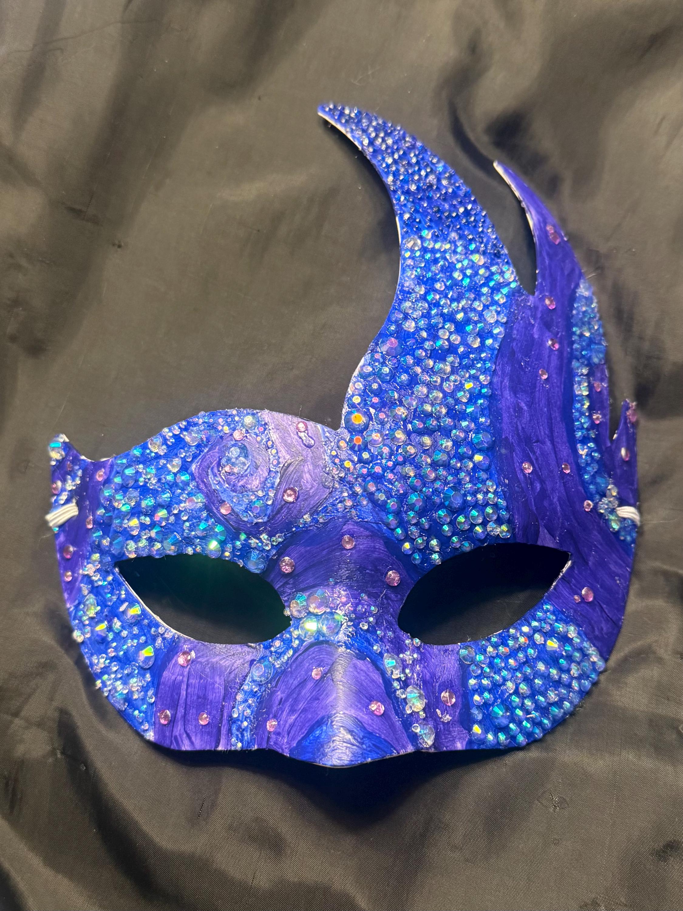 Starry Night Inspired Mask - Etsy