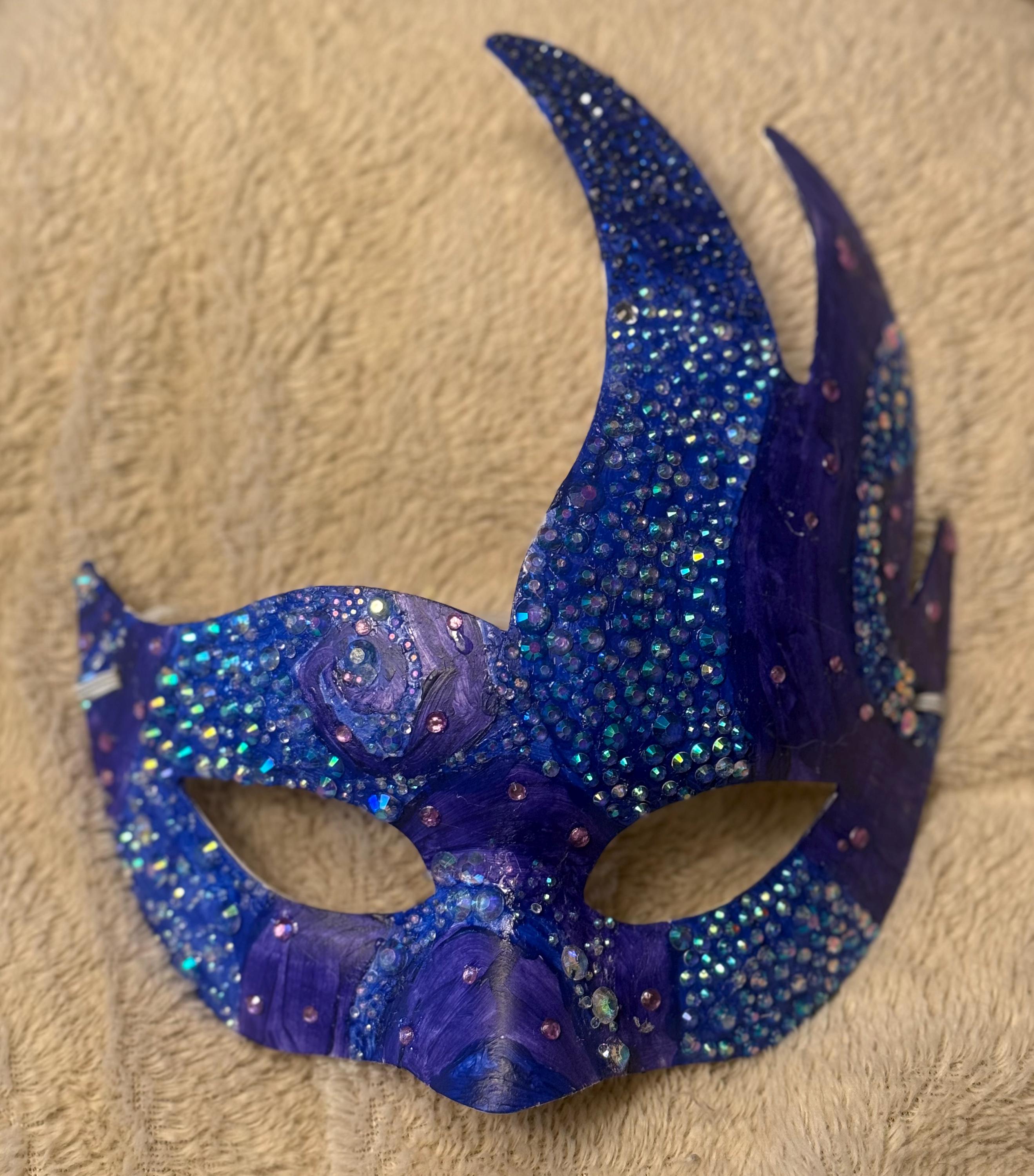 Starry Night Inspired Mask - Etsy
