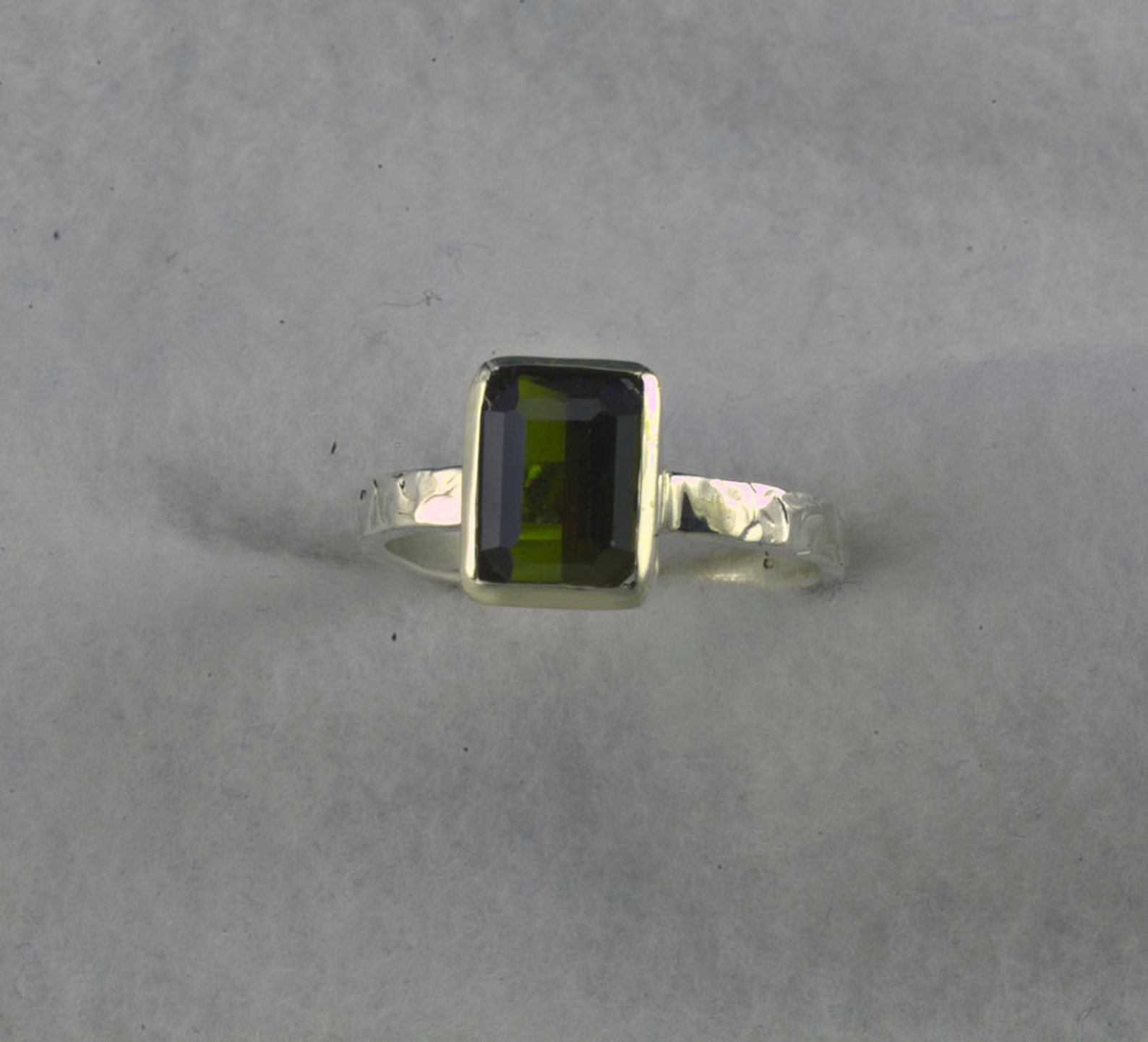 Chrome Green Tourmaline Ring Color Change Stone | Etsy