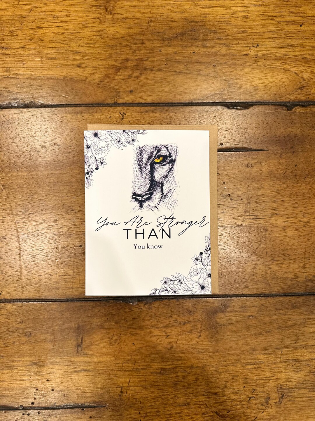 You Are Stronger Than You Know Strength Greeting Card Mental Health ...
