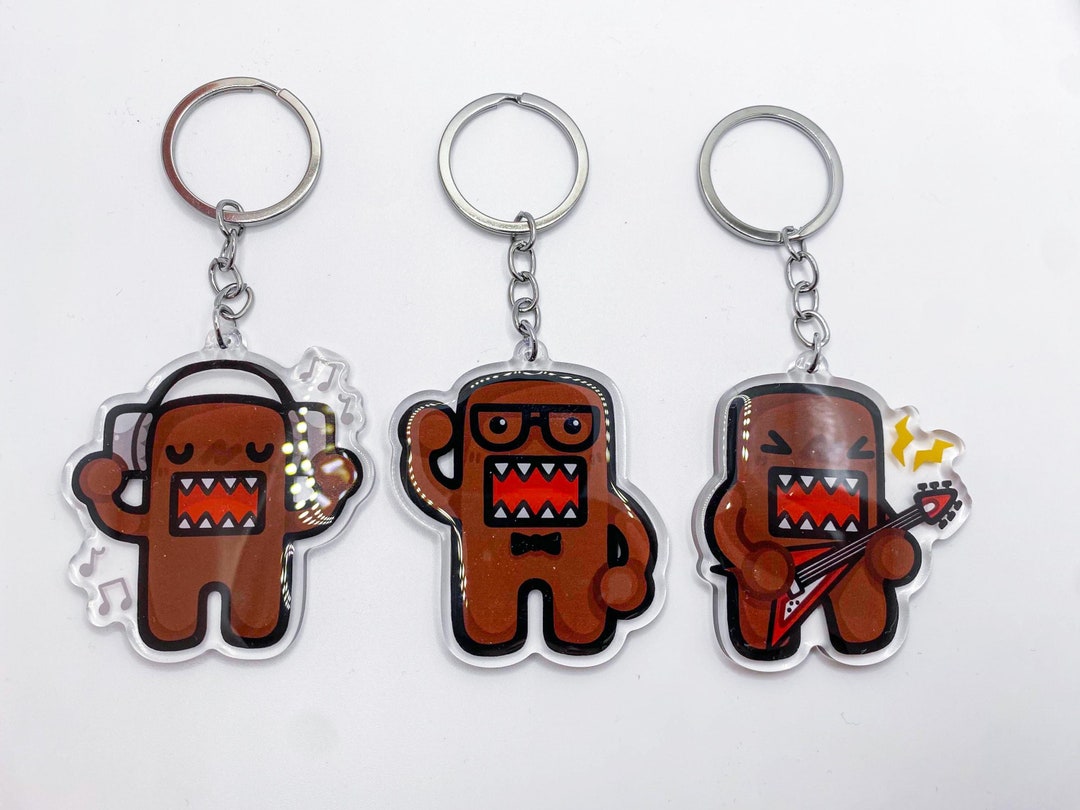 Domo-kun Acrylic Keychains - Etsy
