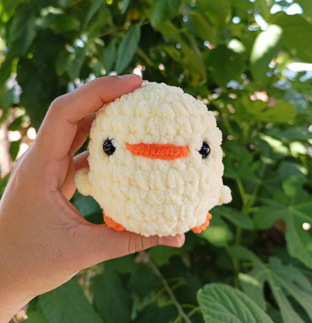 Crochet Baby Chick Plushie Kawaii Doll, Amigurumi Stuffed Animals Cute ...