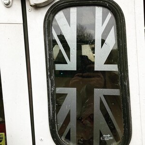Union Jack Window Stickers for Classic Land Rover Defender 90/110 (set ...