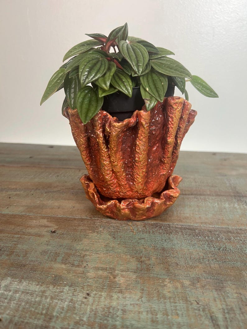 4 Rust Planter Handmade - Etsy