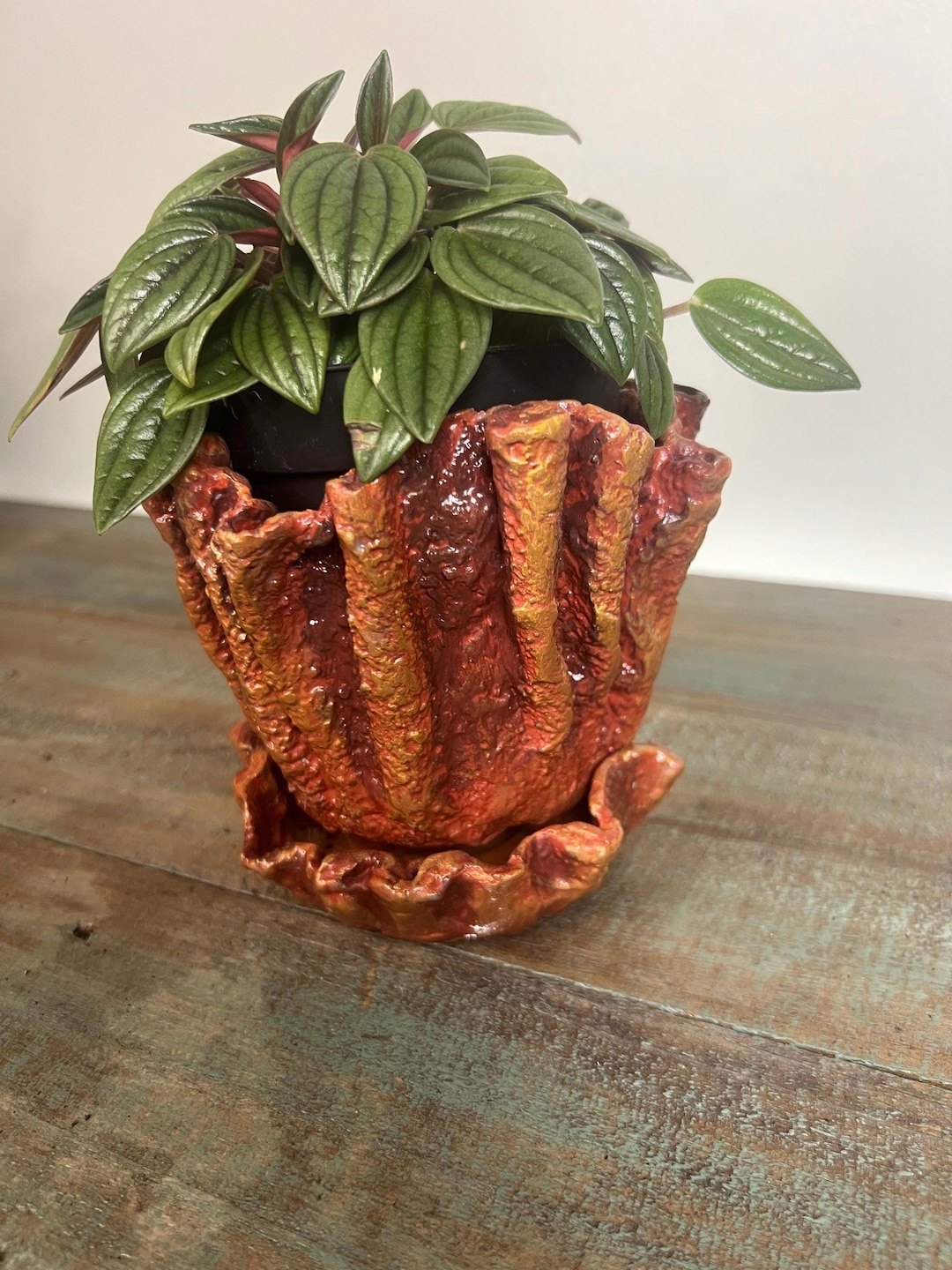 4 Rust Planter Handmade - Etsy
