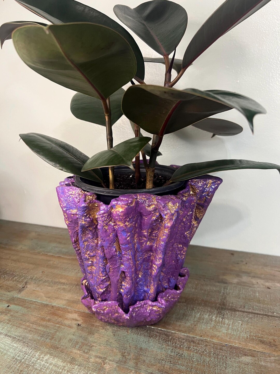 6" Tall Grape Planter - Handmade - Etsy