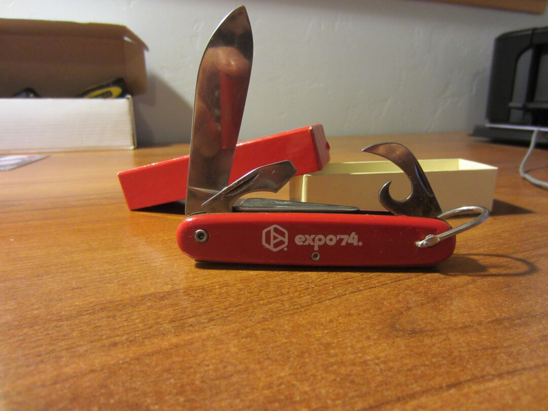 Pocket Knife New in Box Expo '74 - Etsy