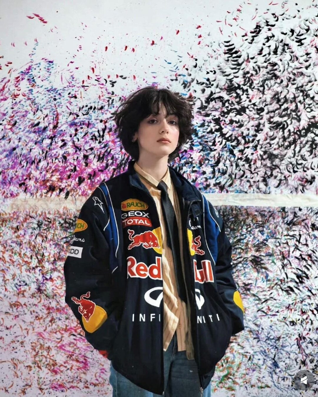 Y2K Full Embroidered F1 Red Bull Racing Jacket, Unisex Vintage ...