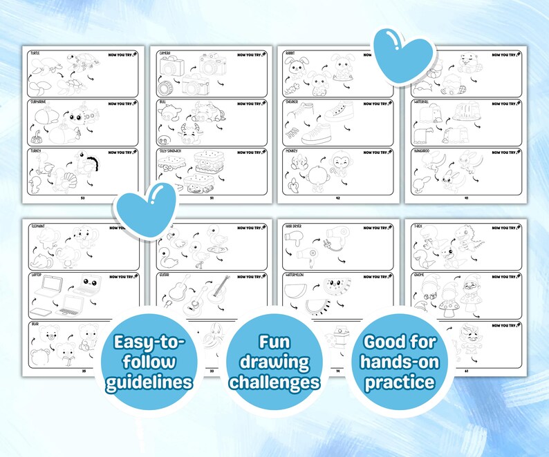 How to Draw It All | 250 Step-by-step Drawings for Kids | Instant ...