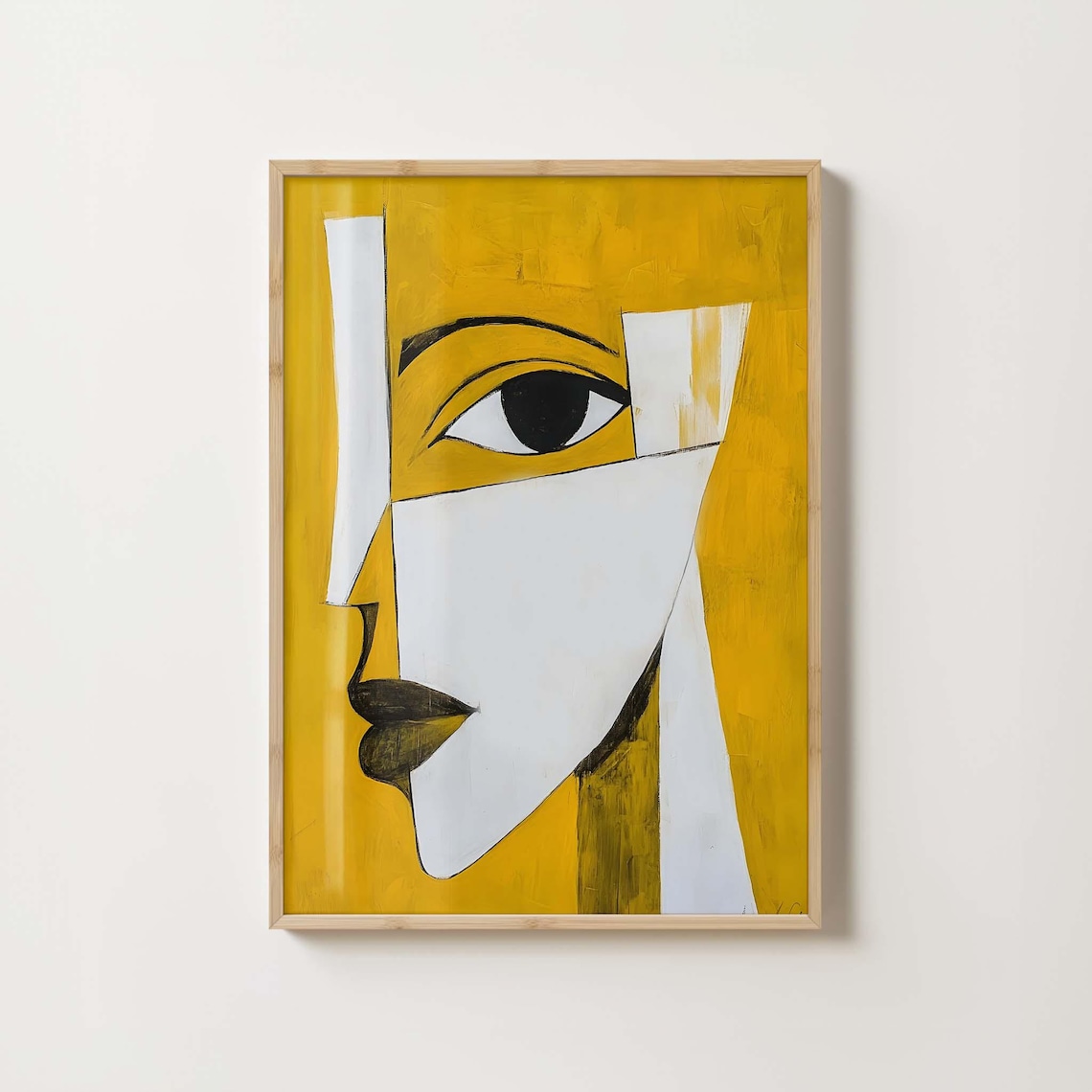 Pablo Picasso Abstract Face Digital Poster – Cubist Wall Art Printable ...