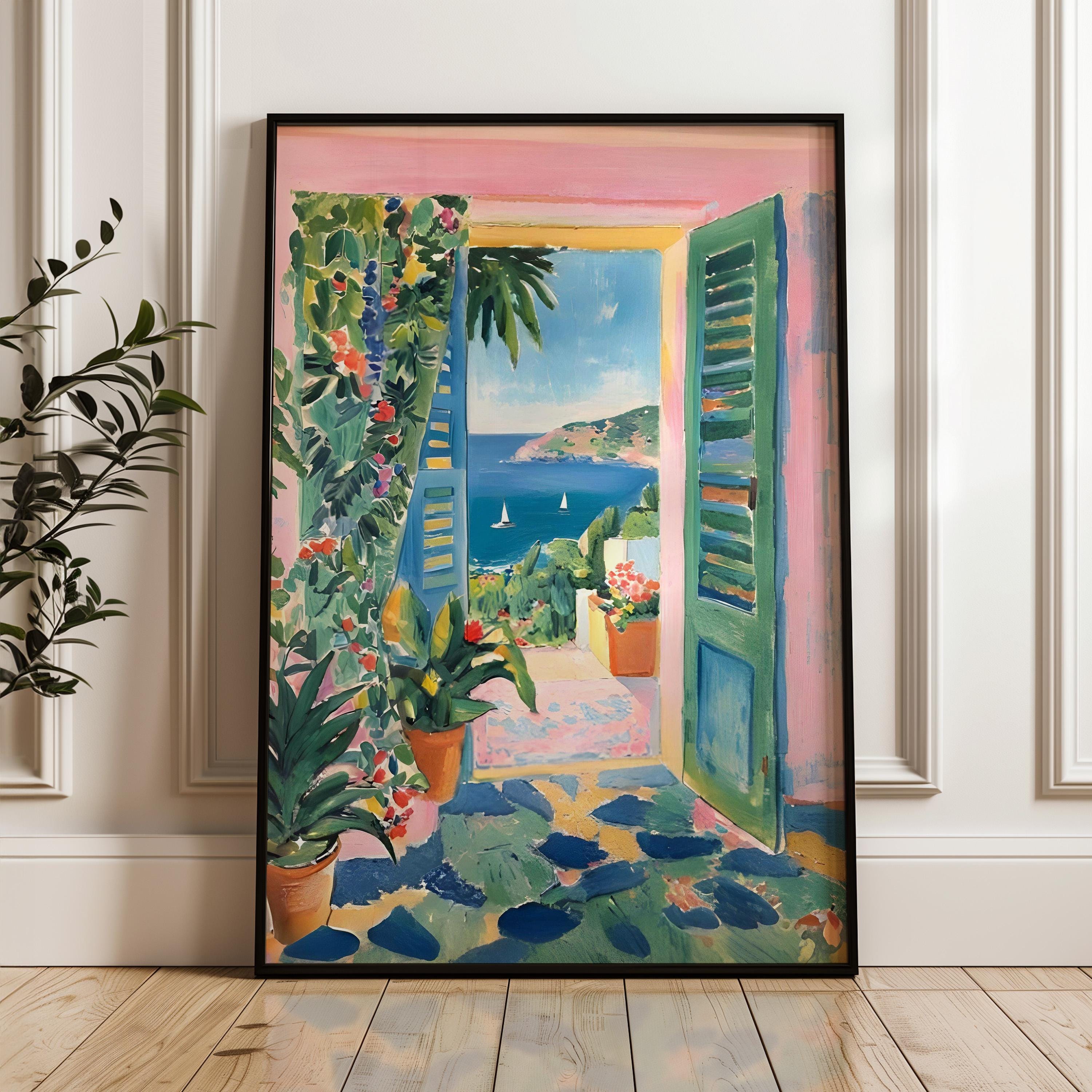 Henri Matisse Sea View Poster – Fauvist Digital Wall Art With Open ...