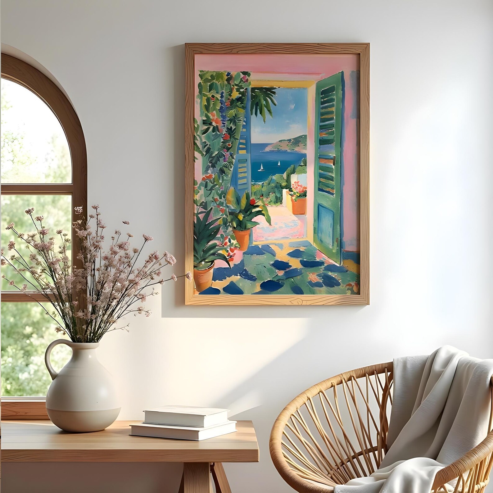 Henri Matisse Sea View Poster – Fauvist Digital Wall Art With Open ...