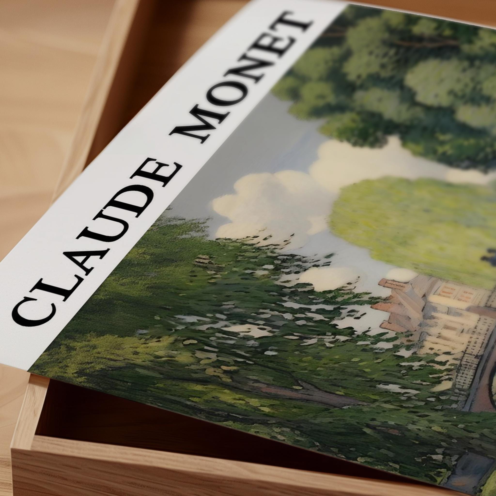 Claude Monet Wall Art Impressionist Print Water Reflection Poster ...