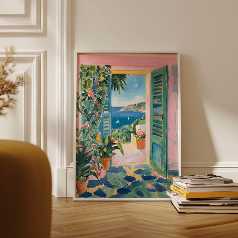 Henri Matisse Sea View Poster – Fauvist Digital Wall Art With Open ...